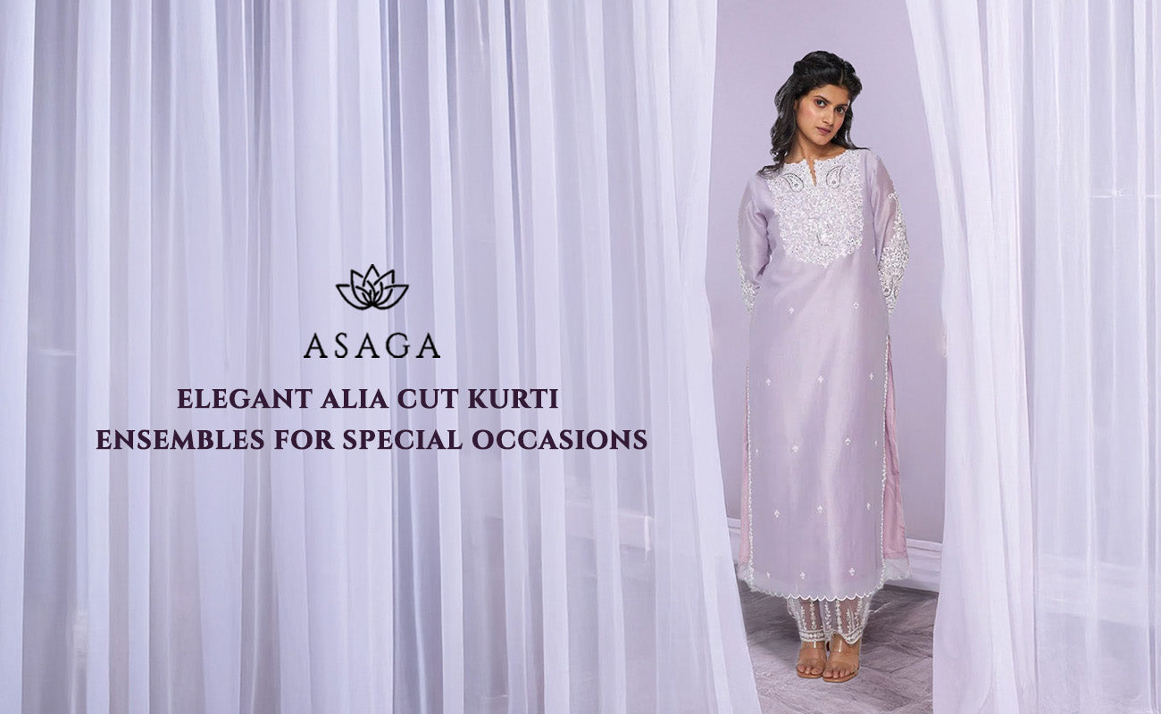 Celebrate in Style with Alina Cut Kurti Sets – asaga